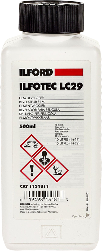 Ilford Developer Ilfotech LC29 500 ml - Kemi til mørkekammer - Vefa Foto