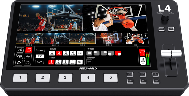 Feelworld Video Mixer L4 - Vefa Foto