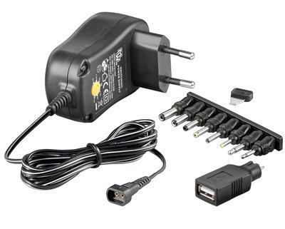 Goobay Universal Power Supply 1000 mAh/3V-12V - LED Lys - Vefa Foto