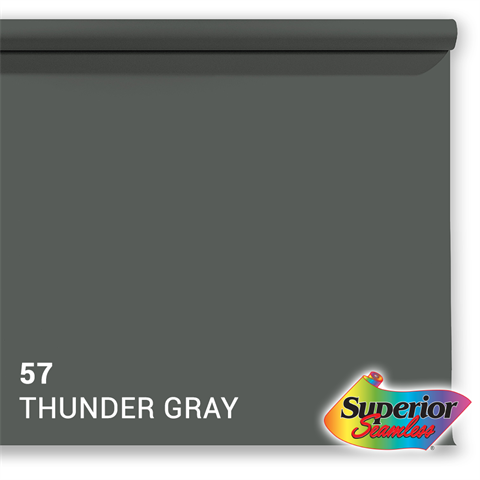 Superior Background Paper 57 Thunder Grey 1.35 x 11m - Baggrunde - Vefa ...